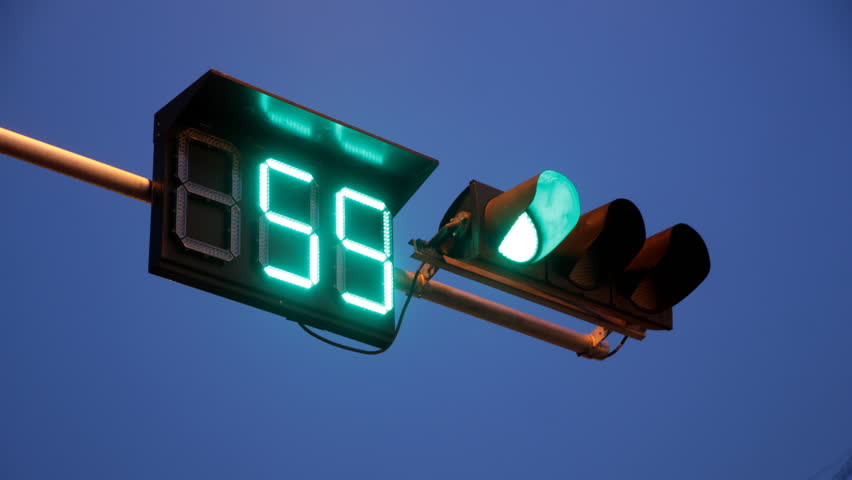 Countdown Number, Semaphore - Traffic Light Sequence Stock Footage ...