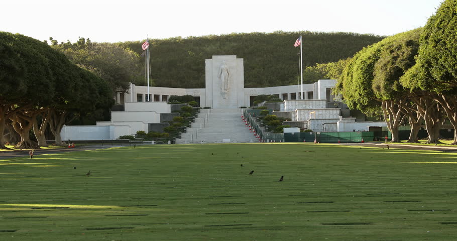 HONOLULU, HAWAII - CIRCA NOVEMBER 2008: The National Memorial Cemetery ...