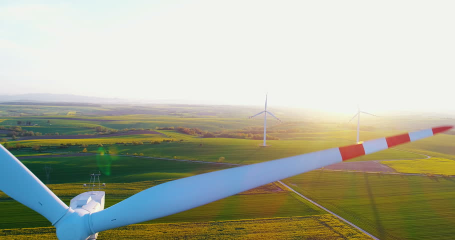 Close up of Beautiful Windmill Stock Footage Video (100% Royalty-free ...