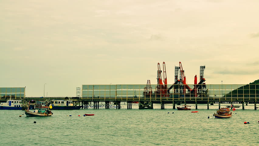 Ships in Harbor in the Stock Footage Video (100% Royalty-free) 2698286 ...