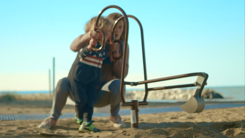 kids-on-the-sandy-playground image - Free stock photo - Public Domain ...