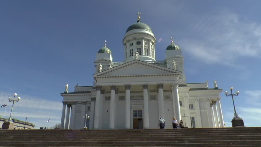 Helsinki Cathedral (Helsingin Tuomiokirkko, Suurkirkko) Or Saint ...