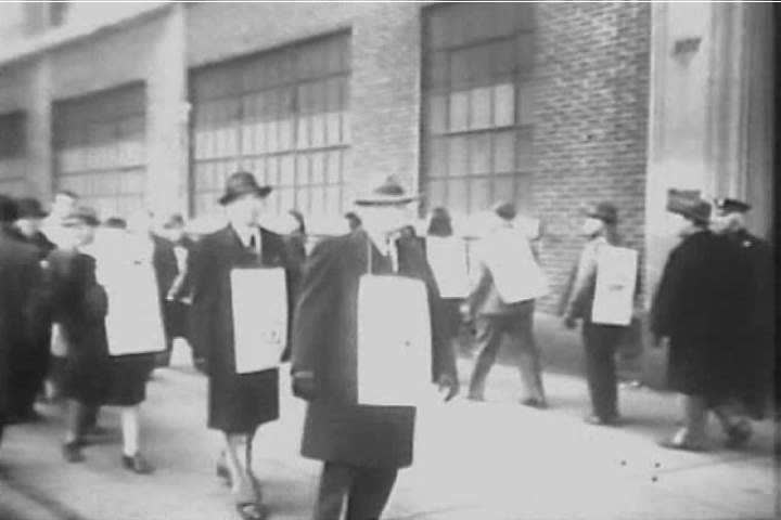 Workers are On Strike from Stock Footage Video (100% Royalty-free ...