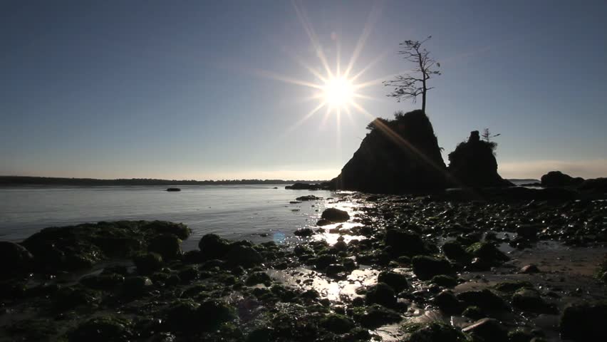 Stock video of sunset at garibaldi beach along oregon | 2813446 ...