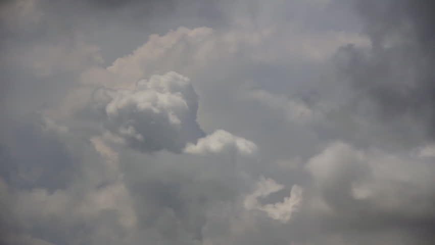 Overcast Weather Clouds Time-lapse Stock Footage Video (100% Royalty ...