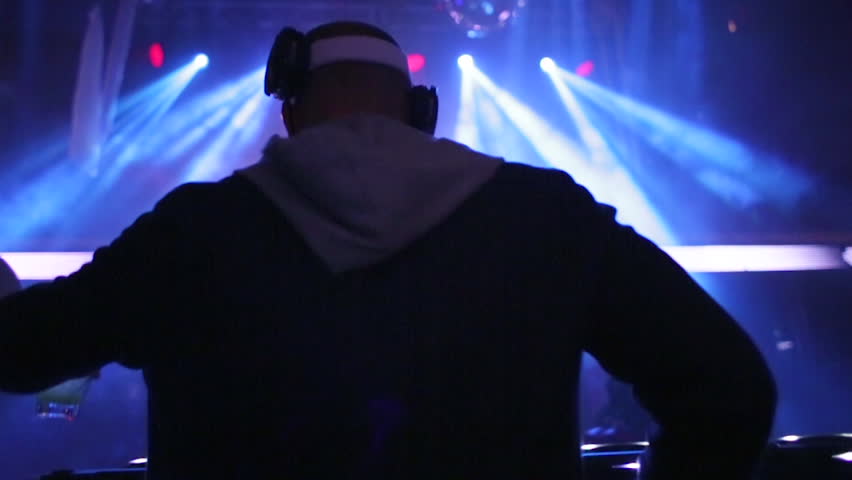 A Dj Performing at a Stock Footage Video (100% Royalty-free) 28630876 ...