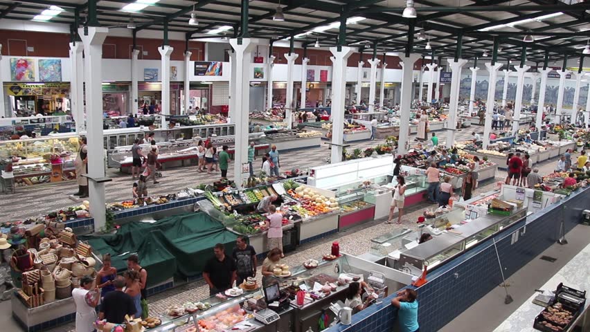 Famous Farmers Market In Portugal, Mercado Do Livramento. SETUBAL ...