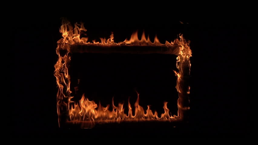 Square Burning In Flames Stock Footage Video 17346970 | Shutterstock