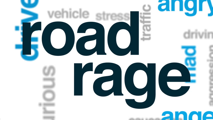 Road Rage Animated Word Cloud, Text Design Animation. Stock Footage ...