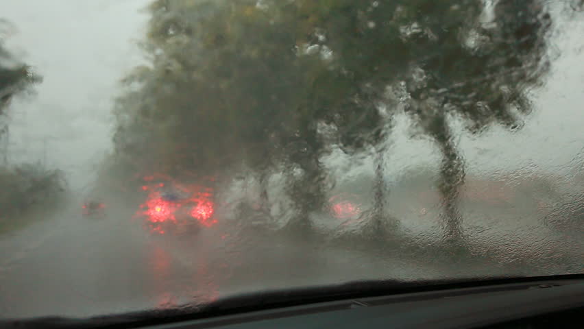 Bad Weather, Rain On the Stock Footage Video (100% Royalty-free ...