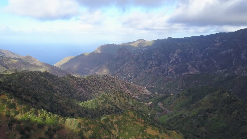 The Village Of Krassi Nestled Among The Mountains Of Hersonissos ...