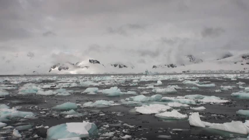 Ice Movement Icebergs of Global Stock Footage Video (100% Royalty-free ...