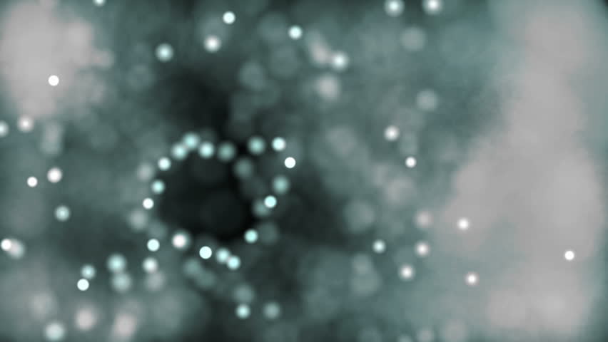 Abstract Background 3d Render. Chaotic Particles With Random Size. Twisted Massive Of Particles ...