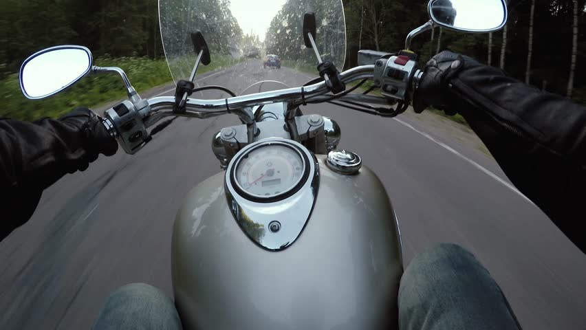 Riding A Motorcycle POV Video 動画素材 34992835 | Shutterstock