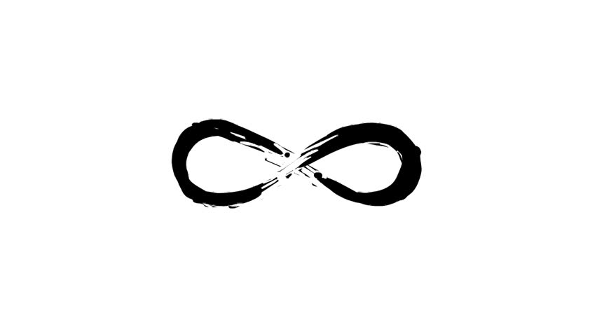DOTTED Line INFINITY SYMBOL CARTOON. Ideal For Intro, Logo, Transitions ...