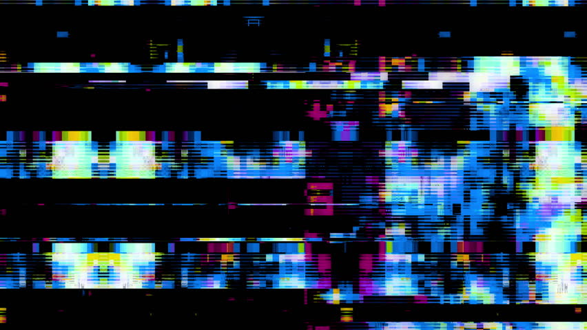Stock video of data glitch 027: streaming data distortion | 31233796 ...