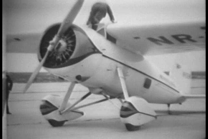 Circa 1930s - Aviator Wiley Stock Footage Video (100% Royalty-free ...
