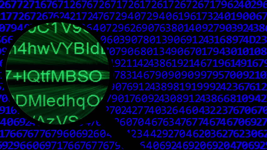 Sequence Of Changing Data And Computer Programming Information. This Is ...