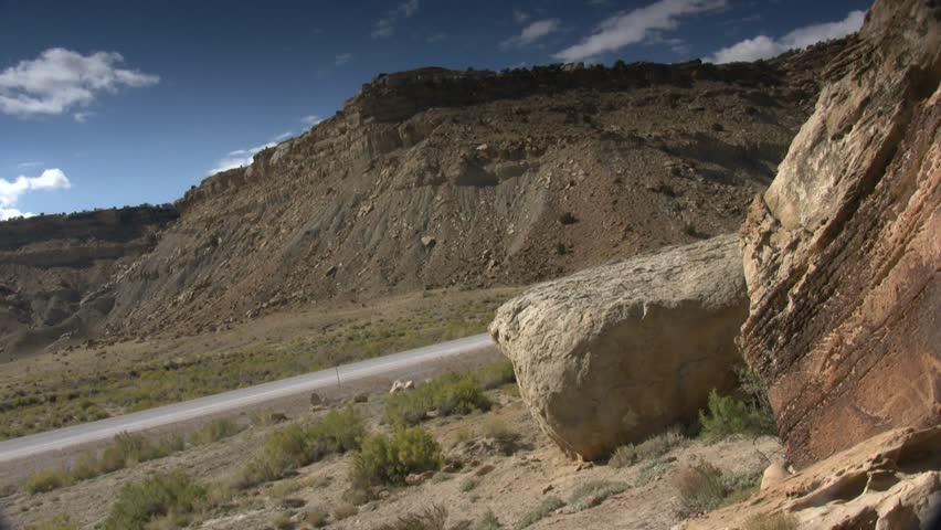 Aerial Footage Of Rugged Australian Outback Mountain Ranges, Desert ...