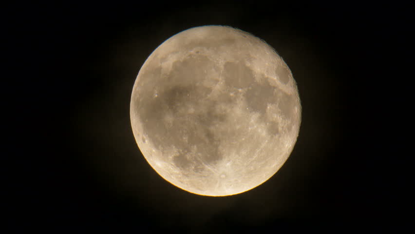 Aircraft Jet Trace On Background Moon Disk In Hot Summer Night Stock ...