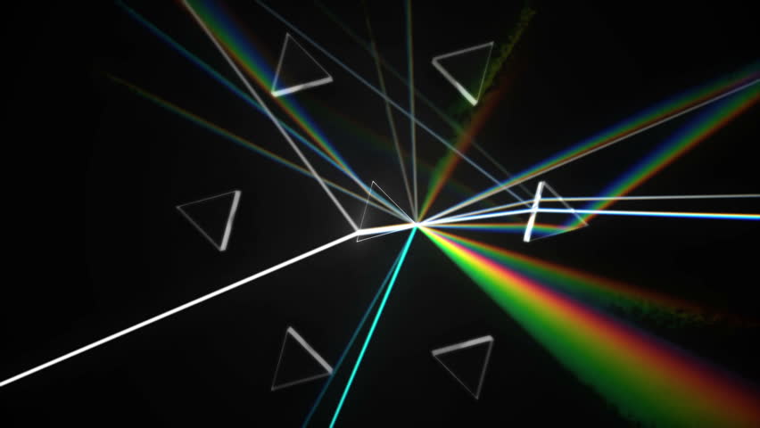 Stock Video Clip of Prisms dispersing white light - HD loop | Shutterstock