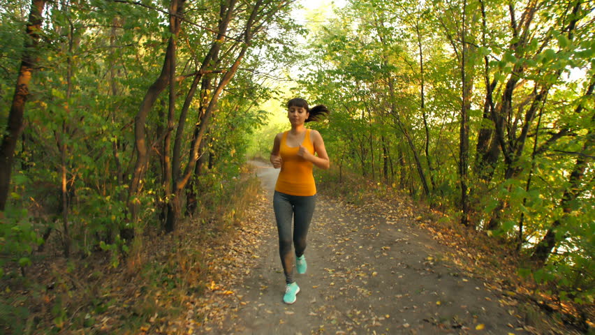 Sexy Young Woman Walking Through The Woods Stock Footage Video 13993826 Shutterstock