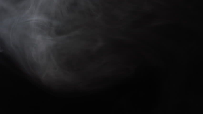 Smoke On A Black Background. Professional Studio Light And Smoke ...