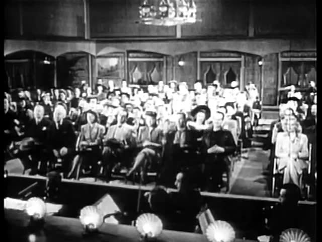 Wide Shot Of Audience Applauding In Theater Stock Footage Video 3255202 ...