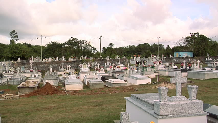 Small Cemetery Near Arecibo Stock Footage Video (100% Royalty-free ...