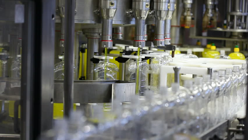 Liquid Detergent Factory. Please See Stock Footage Video (100% Royalty ...