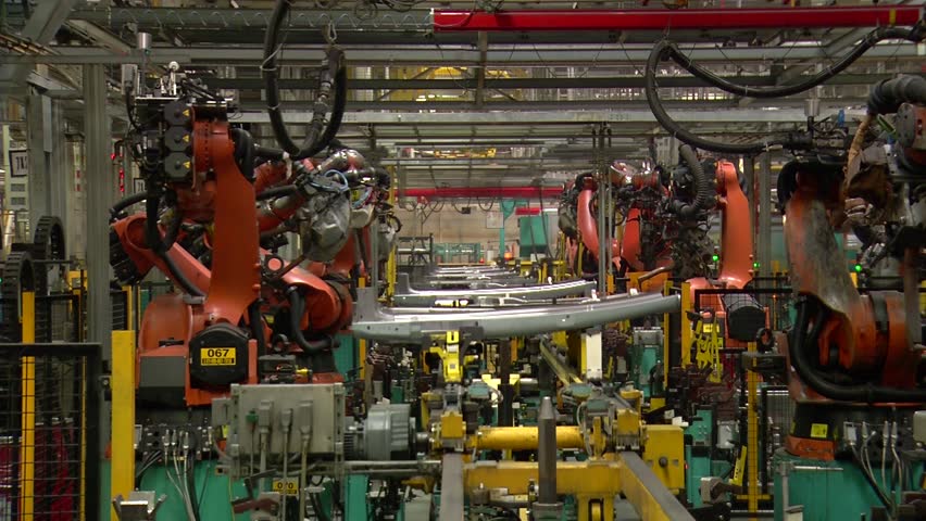 Automobile Factory.Car Production Stock Footage Video 3350753 ...