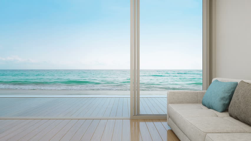 Beach Home Interior Background