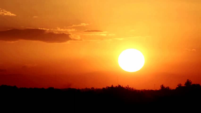 Sunrise, Sun Rising At Dawn Time Lapse Stock Footage Video 5015768 ...