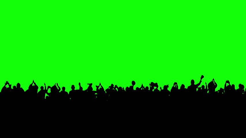Crowd Of People. Green Screen. Stock Footage Video 3774596 | Shutterstock