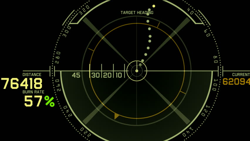 Aviation Radar GPS Navigation Screen Display & Number,computer Game ...