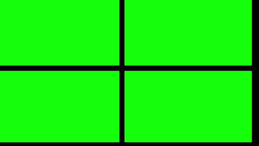 Stock Video Clip of Green Screen 9 Monitor Grid - Various | Shutterstock
