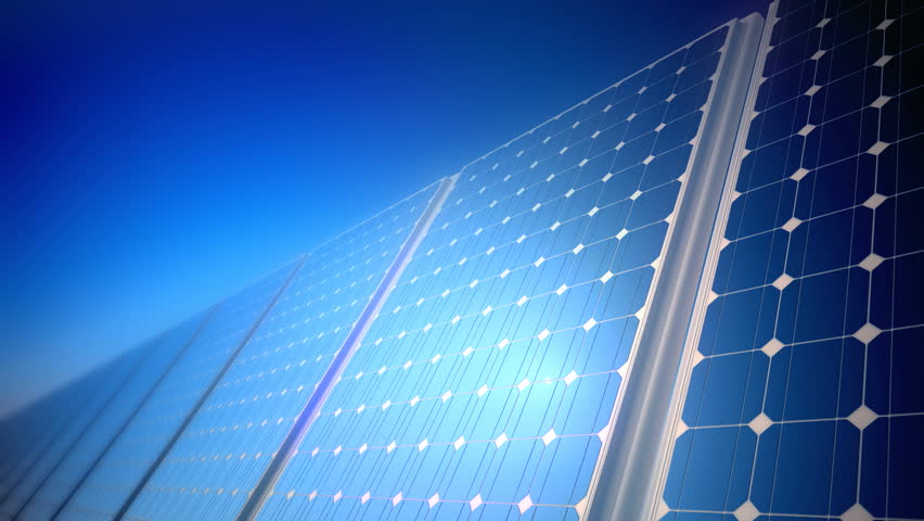 Stock video of sunny solar blue shiny panel reflecting | 3635546 ...