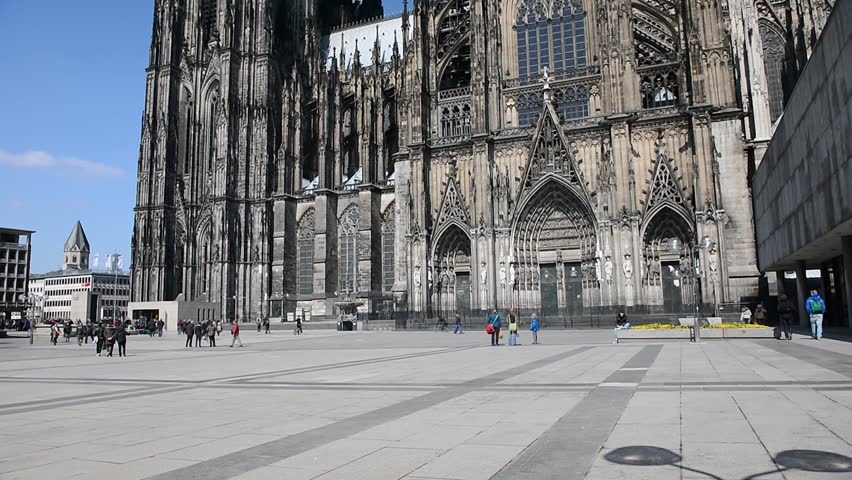 Cologne, Germany - March 31: Timelapse Video Of The Main Gate Of ...