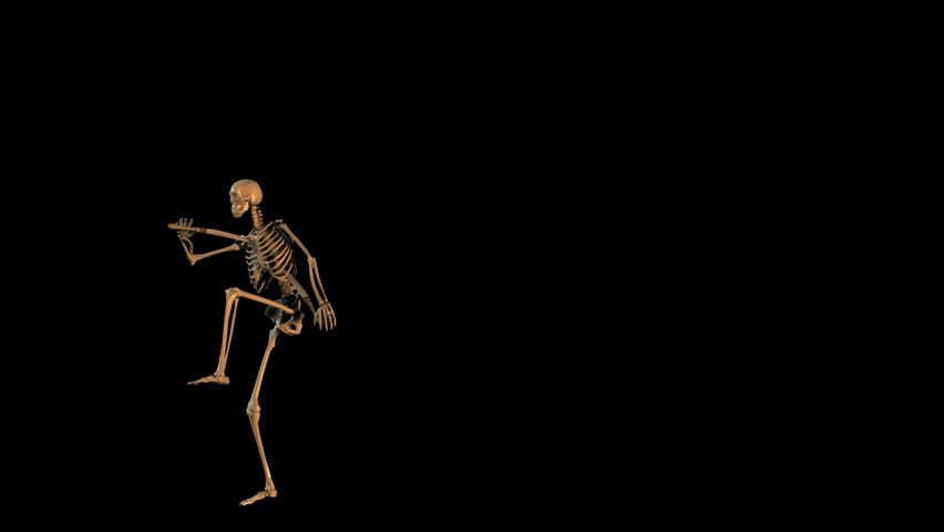 Dancing Skeleton -- Skeleton Dances Stock Footage Video (100% Royalty ...