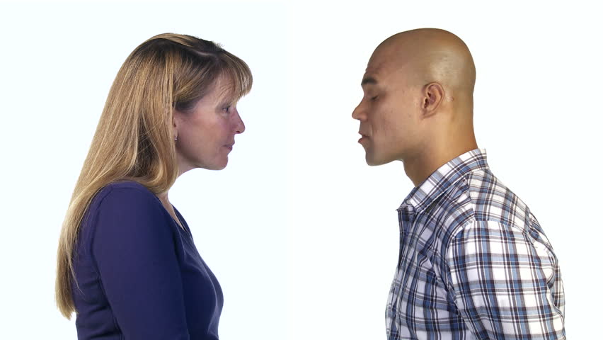 Man Shakes His Head And Uses Hand Gestures To Show He Disagrees With ...