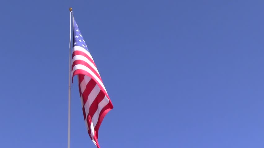 AMERICAN FLAG IN SLOW MOTION Stock Footage Video 5372267 | Shutterstock