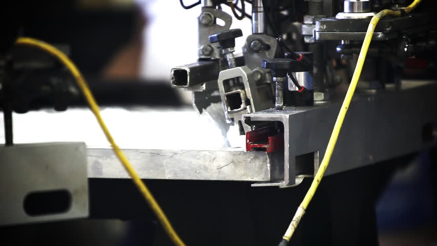 Automated Silk Screening Machine Close Stock Footage Video (100% ...