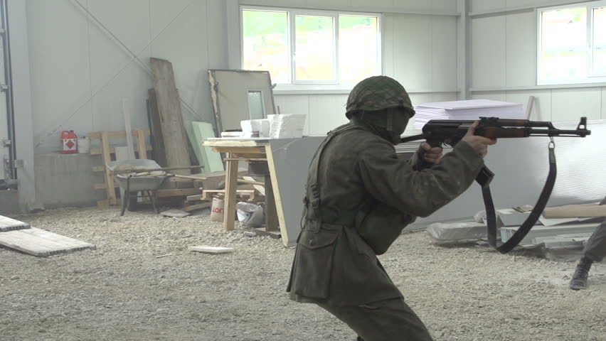 Soldier Falling Down in Slow Stock Footage Video (100% Royalty-free ...