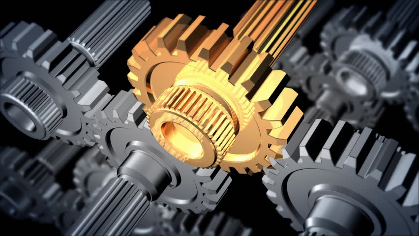 Stock video of close-up of rotating gears | 398176 | Shutterstock