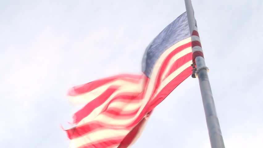 Looking up at Flag Stock Footage Video (100% Royalty-free) 401716 ...