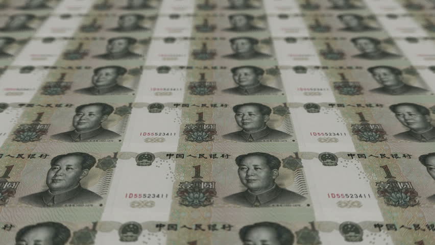 Printing Money Animation,1 Rmb Bills. Stock Footage Video (100% Royalty ...