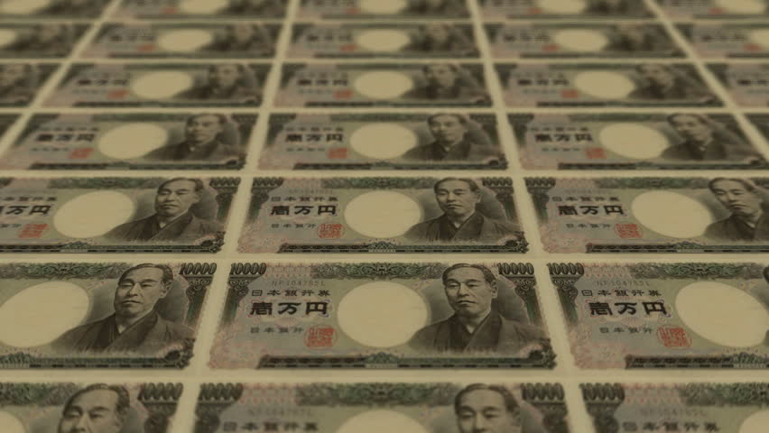 Stock video of 10000 japanese yen,printing money animation. | 4135846 ...