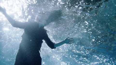 Underwater Drowning Woman Stock Video Footage - 4K and HD Video Clips ...