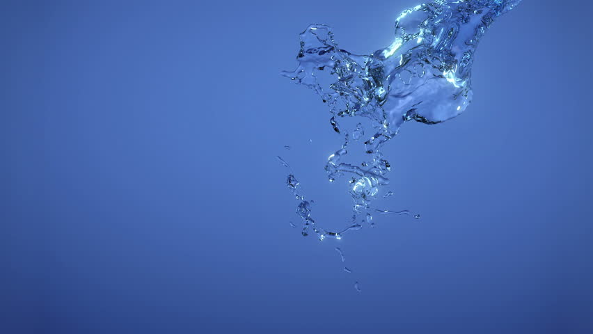 Water Explosion (cg ,slow Motion,with Alpha Matte, Full Hd) Stock ...