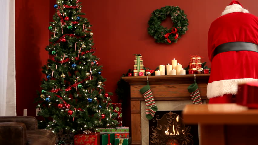 Room Decorated For Christmas Stock Footage Video 4562321 | Shutterstock